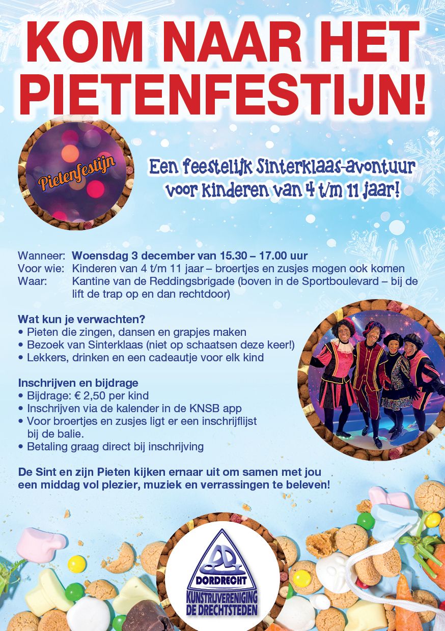Sinterklaasfeest – Pietenfestijn bij DDD – Ddd-kunstrijden.nl